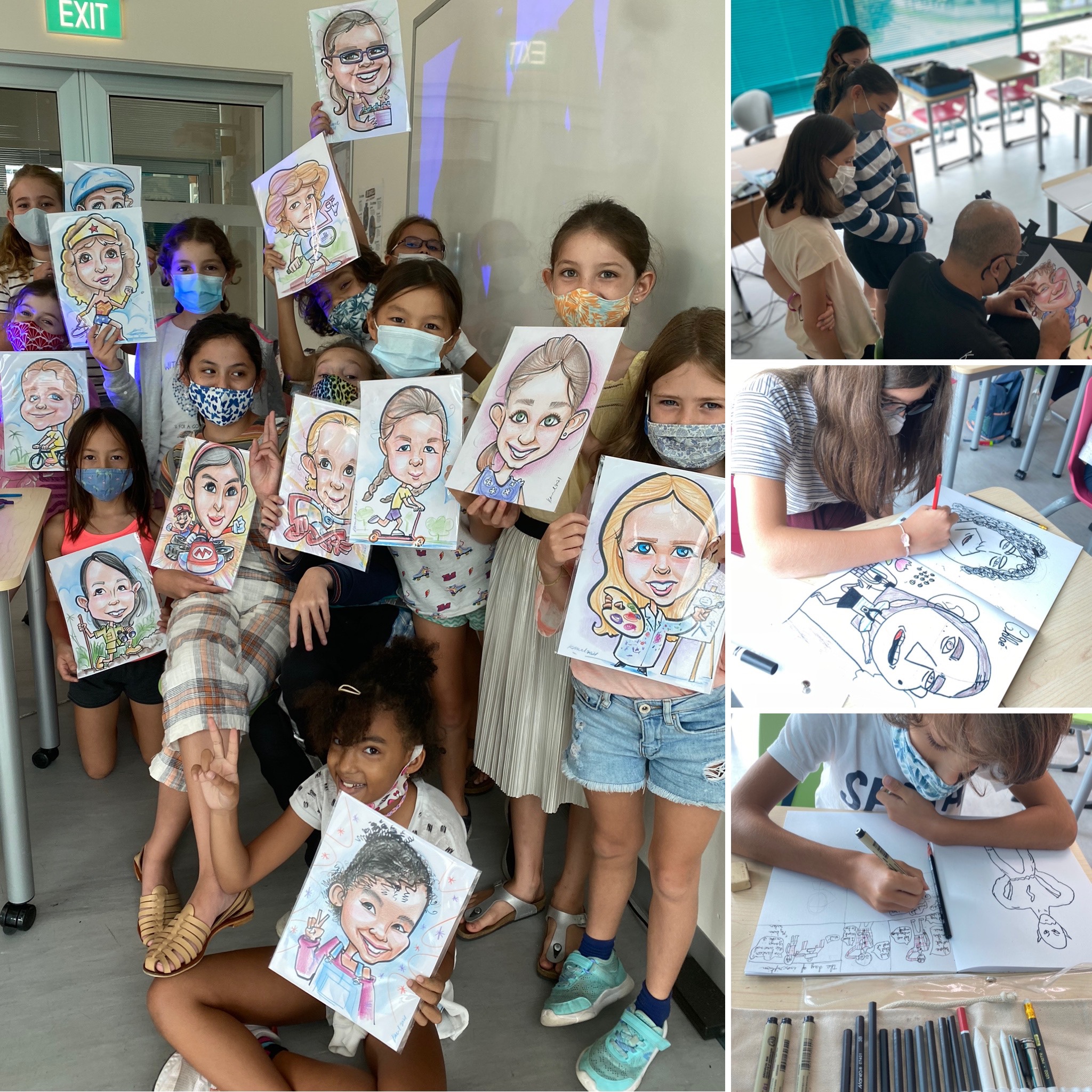 Summer Camp Drawing Workshop at an International School – Kamal Arts ...